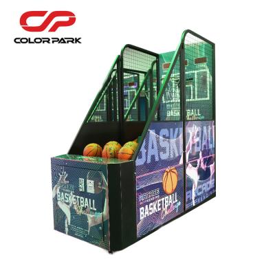 中国 娯楽センターでコイン操作のための室内2プレイヤーバスケットボールアーケードゲームマシン 販売のため