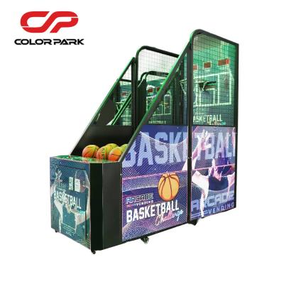 中国 娯楽センターでコイン操作のための室内2プレイヤーバスケットボールアーケードゲームマシン 販売のため