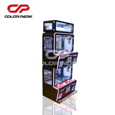 Cina Colorato intrattenimento in ambienti chiusi 4 giocatori Mini Plush Toy Claw Machine Kit per gioco arcade in vendita