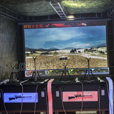 Cina Colorful Park Arcade Shooting Game Machine con 4 giocatori Simulatore di videogiochi in vendita