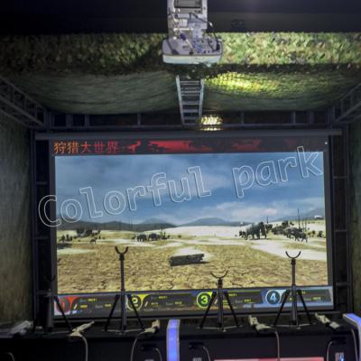 Cina Colorful Park Arcade Shooting Game Machine con 4 giocatori Simulatore di videogiochi in vendita