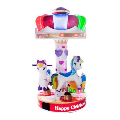 Cina 3 giocatori Parco di divertimenti Gioco macchina per bambini Simulatore Turn Horse Gioco moneta gestito Kiddy Rides in vendita