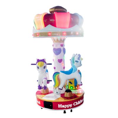 Cina 3 giocatori Parco di divertimenti Gioco macchina per bambini Simulatore Turn Horse Gioco moneta gestito Kiddy Rides in vendita