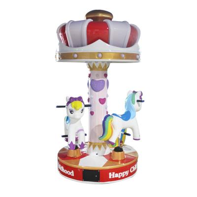 Cina 3 giocatori Parco di divertimenti Gioco macchina per bambini Simulatore Turn Horse Gioco moneta gestito Kiddy Rides in vendita