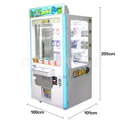 Cina 220V Simulator Prize Game Luxury Key Master Coin Operated Vending Machine per 8 anni in vendita