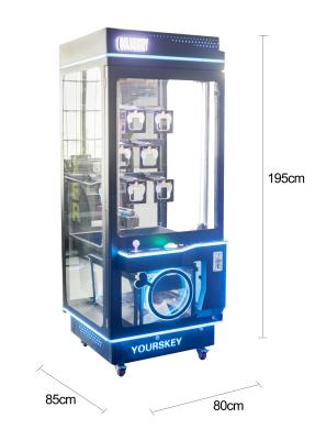 Cina Coin-operated 8 Hole Push 'Win' Arcade Prize Vending Key Crane Machine per Game Center in vendita
