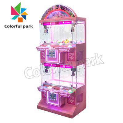 Cina 4 giocatori Mini Claw Crane Macchina di gioco arcade Griglia giocattolo a moneta con giocattoli di peluche in vendita