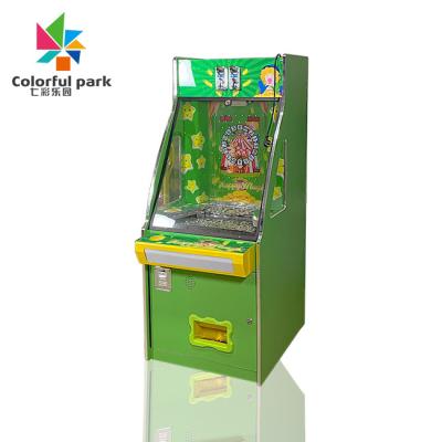 Cina Coin operato colpire macchina di spinta moneta per gioco verde arcade a Colorful Park in vendita