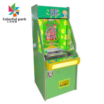 Cina Coin operato colpire macchina di spinta moneta per gioco verde arcade a Colorful Park in vendita