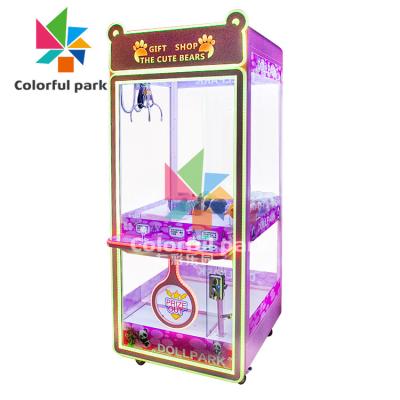 Cina Colorful Park 1 Player Arcade Claw Crane Vending Machines Certificati CE e personalizzati in vendita