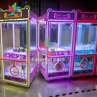 Cina Colorful Park 1 Player Arcade Claw Crane Vending Machines Certificati CE e personalizzati in vendita