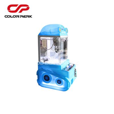 Cina 1 giocatore Mini Arcade Claw Crane Toy Vending Machine Parco colorato con certificato CE in vendita