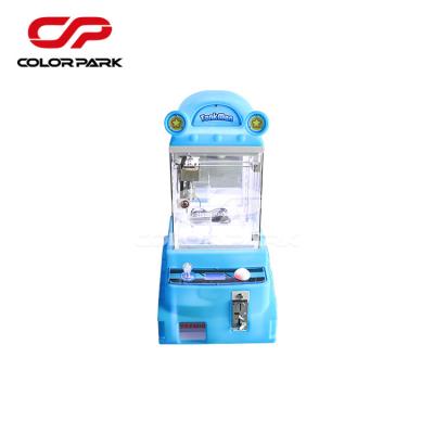 Cina 1 giocatore Mini Arcade Claw Crane Toy Vending Machine Parco colorato con certificato CE in vendita