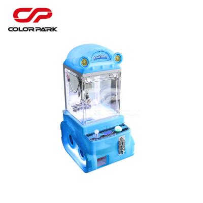 Cina 1 giocatore Mini Arcade Claw Crane Toy Vending Machine Parco colorato con certificato CE in vendita