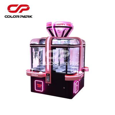 Cina Colorato Parco Arcade Game Coin Operato Mini Claw Crane Machine per Amusement Game Center in vendita