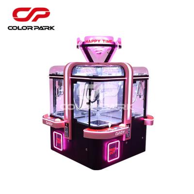 Cina Colorato Parco Arcade Game Coin Operato Mini Claw Crane Machine per Amusement Game Center in vendita