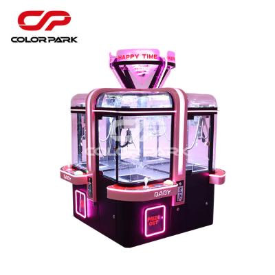 Cina Colorato Parco Arcade Game Coin Operato Mini Claw Crane Machine per Amusement Game Center in vendita