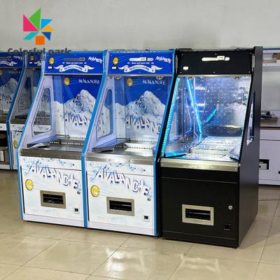 Cina Colorato Parco Monete Azionato Colpire Monete Pusher Macchina di gioco Arcade per età 3 anni in vendita