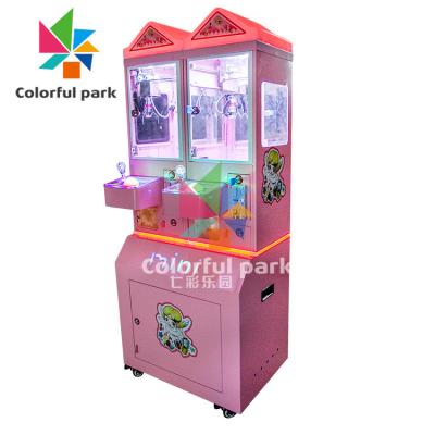 Cina Certificato CE Mini 2player Arcade Game Coin Operated Plush Toys Crane Claw Machine in vendita