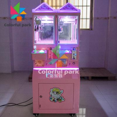 Cina Certificato CE Mini 2player Arcade Game Coin Operated Plush Toys Crane Claw Machine in vendita