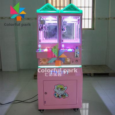 Cina Certificato CE Mini 2player Arcade Game Coin Operated Plush Toys Crane Claw Machine in vendita