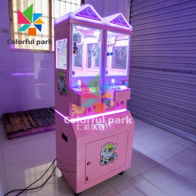 Cina Certificato CE Mini 2player Arcade Game Coin Operated Plush Toys Crane Claw Machine in vendita
