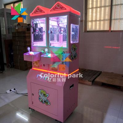 Cina Certificato CE Mini 2player Arcade Game Coin Operated Plush Toys Crane Claw Machine in vendita