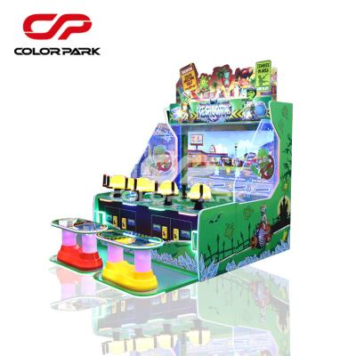 Cina Certificato CE Colorato Parco attrezzature per giochi d'acqua 4 giocatori Gioco arcade di tiro in acqua in vendita