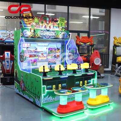 Cina Certificato CE Colorato Parco attrezzature per giochi d'acqua 4 giocatori Gioco arcade di tiro in acqua in vendita