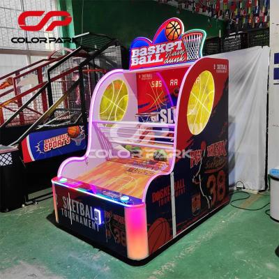 Cina Macchina da basket per giochi per bambini a monete per divertimenti colorati in vendita