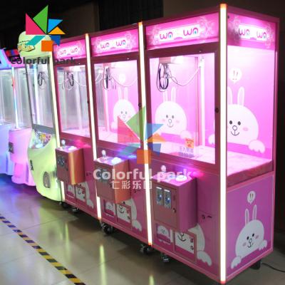 Cina Fornitura diretta Gioco d'arcate Moneta Operata da gru Macchina di artigliatura Età 3 anni Beneficio in vendita