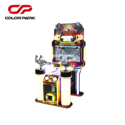 China personalizado sim 2 jogador série kid moeda operado máquina de jogo de tiro para o centro de jogos à venda