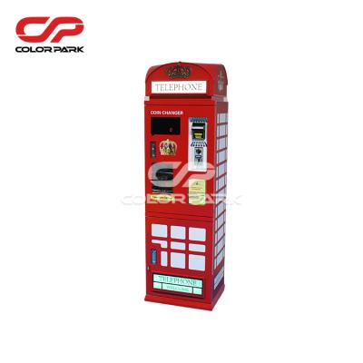 China Máquina de venda de moedas de estilo britânico para colorido parque máquina automática de troca de contas à venda