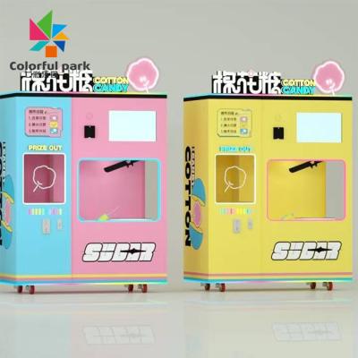 Cina Macchina automatica di vendite di caramelle di cotone con carta di credito per il centro giochi di divertimento in vendita