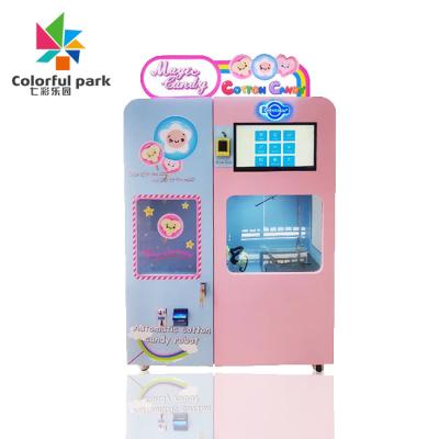 Cina Macchina automatica di vendite di caramelle di cotone con carta di credito per il centro giochi di divertimento in vendita