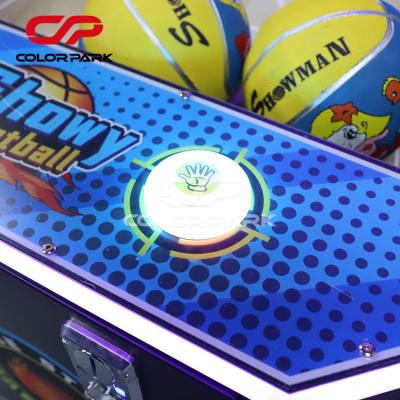 Cina Indoor Colorful Park Video Basketball Kiddie Machine Coin Operated Games Gioco arcade in vendita