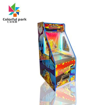 Cina Certificato CE giocatore singolo Arcade Coin Pusher Macchina di gioco per monete Drop Bonus Hole in vendita