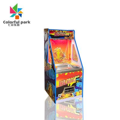 China CE-certificaat Single Player Arcade Coin Pusher Spelmachine voor munten Drop Bonus Hole Te koop