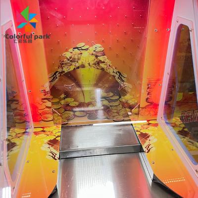 China CE-certificaat Single Player Arcade Coin Pusher Spelmachine voor munten Drop Bonus Hole Te koop