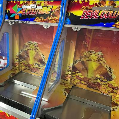 China CE-certificaat Single Player Arcade Coin Pusher Spelmachine voor munten Drop Bonus Hole Te koop