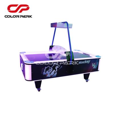 Cina EU Plug Tabella di hockey d'aria colorata per divertimento multi-gioco nel parco Arcade a monete in vendita