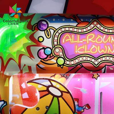 Cina EU Plug Colorful Park Universale Clown Redemption Gioco Colpisci il Clown e vinci tutto il round in vendita