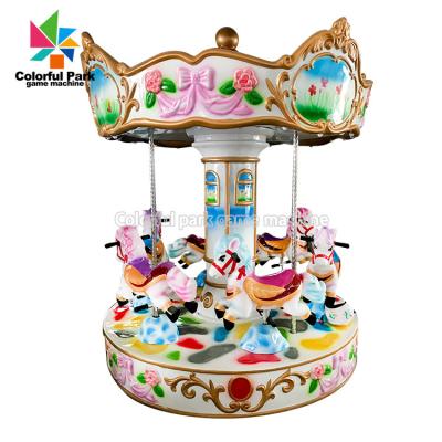 Cina Certificato CE 6 giocatore Parco di divertimenti Macchina di gioco per bambini Simulatore Turn Horse Game in vendita
