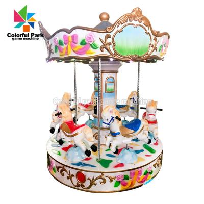 Cina Certificato CE 6 giocatore Parco di divertimenti Macchina di gioco per bambini Simulatore Turn Horse Game in vendita