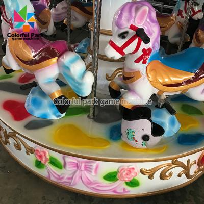 Cina Certificato CE 6 giocatore Parco di divertimenti Macchina di gioco per bambini Simulatore Turn Horse Game in vendita