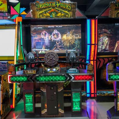 Cina Colorful Park 2 Player Coin Operated Video Shooting Game Machine con certificato CE in vendita