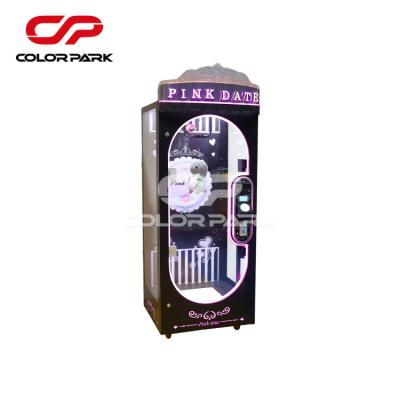 Cina Cut ur Prize Gift Arcade Game Coin Operato Pink Date Prize Claw Machine in vendita