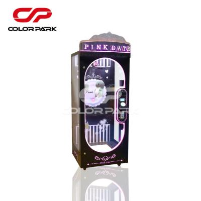 Cina Cut ur Prize Gift Arcade Game Coin Operato Pink Date Prize Claw Machine in vendita