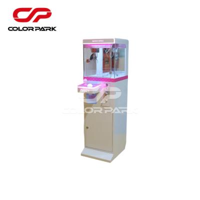 Cina 1 giocatore Mini Arcade Claw Crane Vending Machine per Shopping Mall costruito su ordinazione in vendita