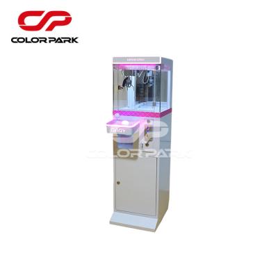 Cina 1 giocatore Mini Arcade Claw Crane Vending Machine per Shopping Mall costruito su ordinazione in vendita
